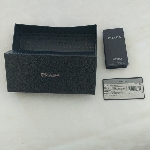 Prada | Other | Prada Glass Case Box With Prada Info | Poshmark